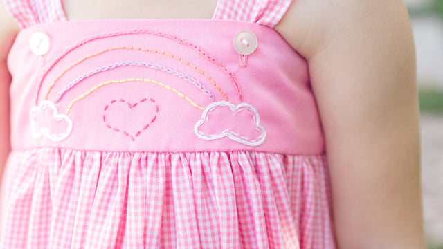 Hand Embroidered, Vintage Inspired Baby Clothes & Nursery Bedding